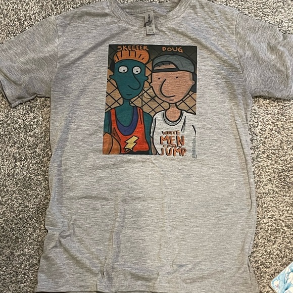 Shirts | Doug White Men Cant Jump Tee | Poshmark